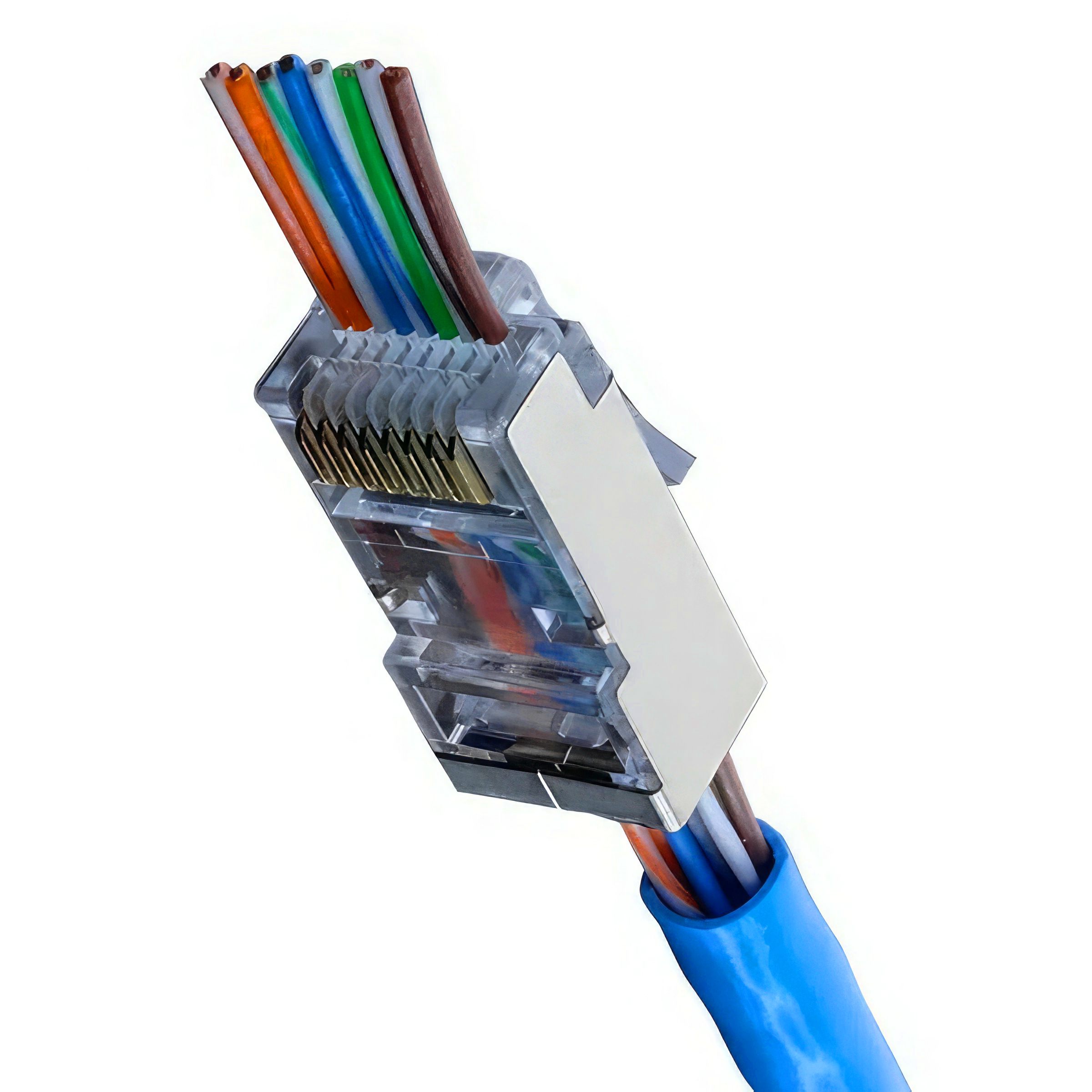 RJ45 jungtys ir kabeliai